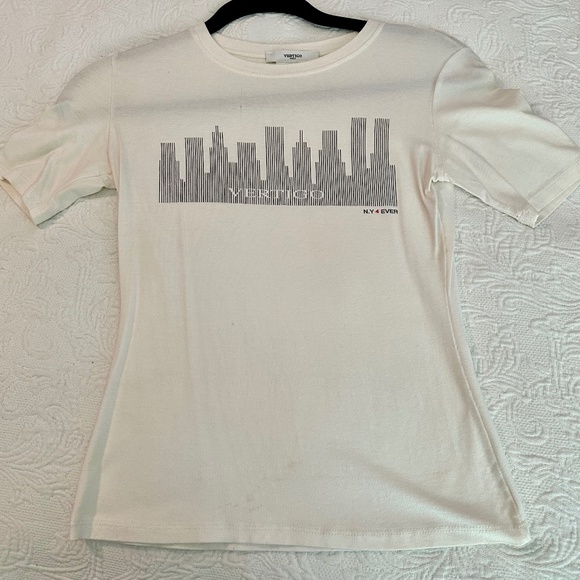 Vertigo Paris | Tops | Vintage Vertigo White Tee Shirt New Yorkmade In ...